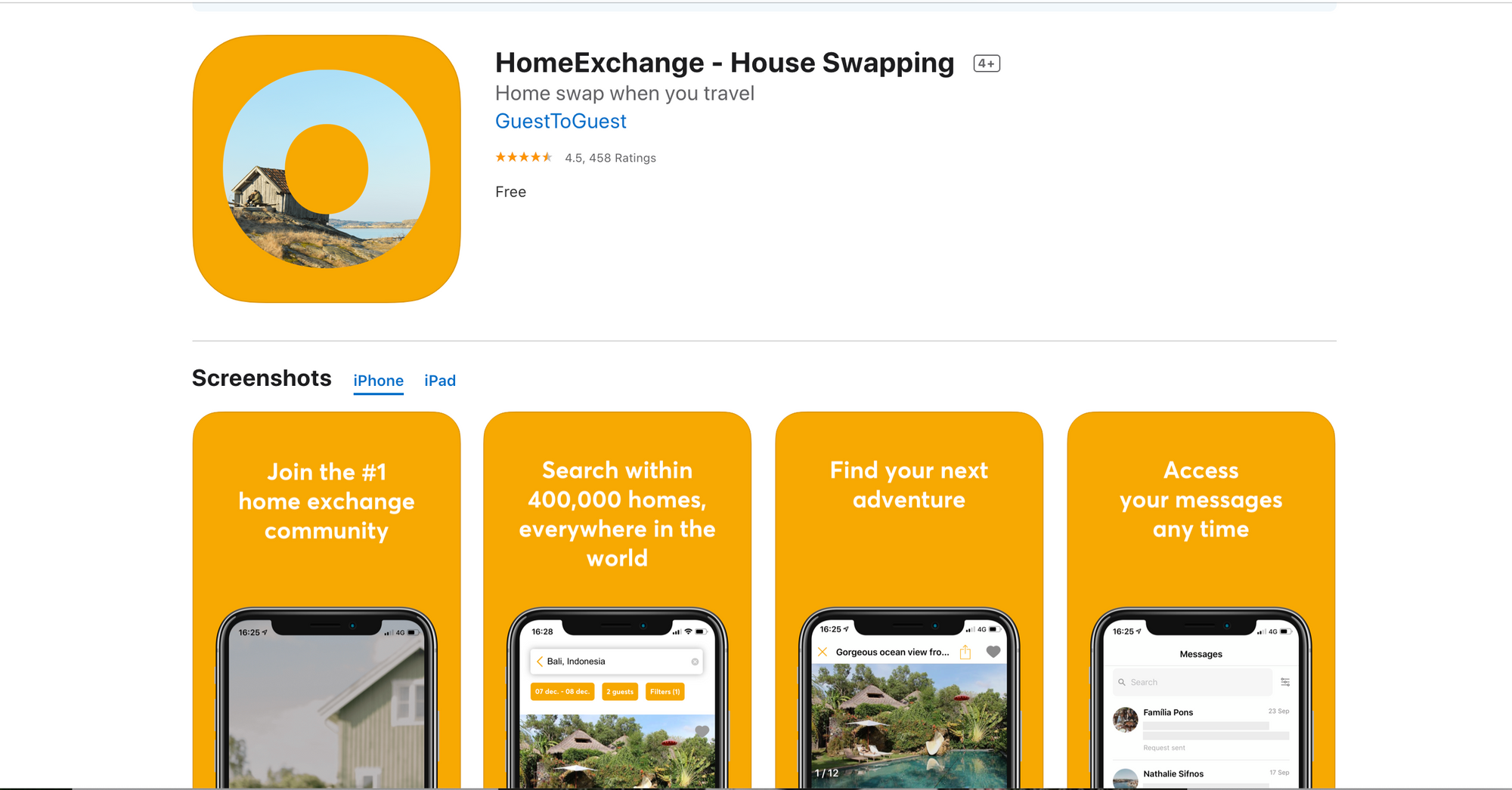 Introducing the HomeExchange App!